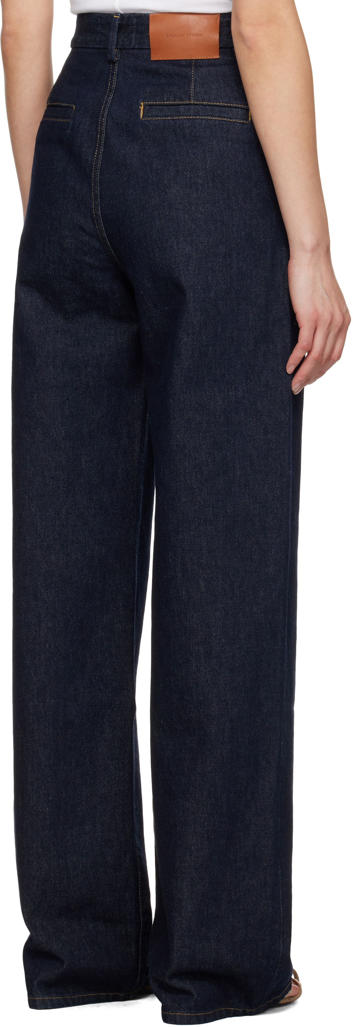 Loulou Studio Indigo Attu Jeans Loulou Studio