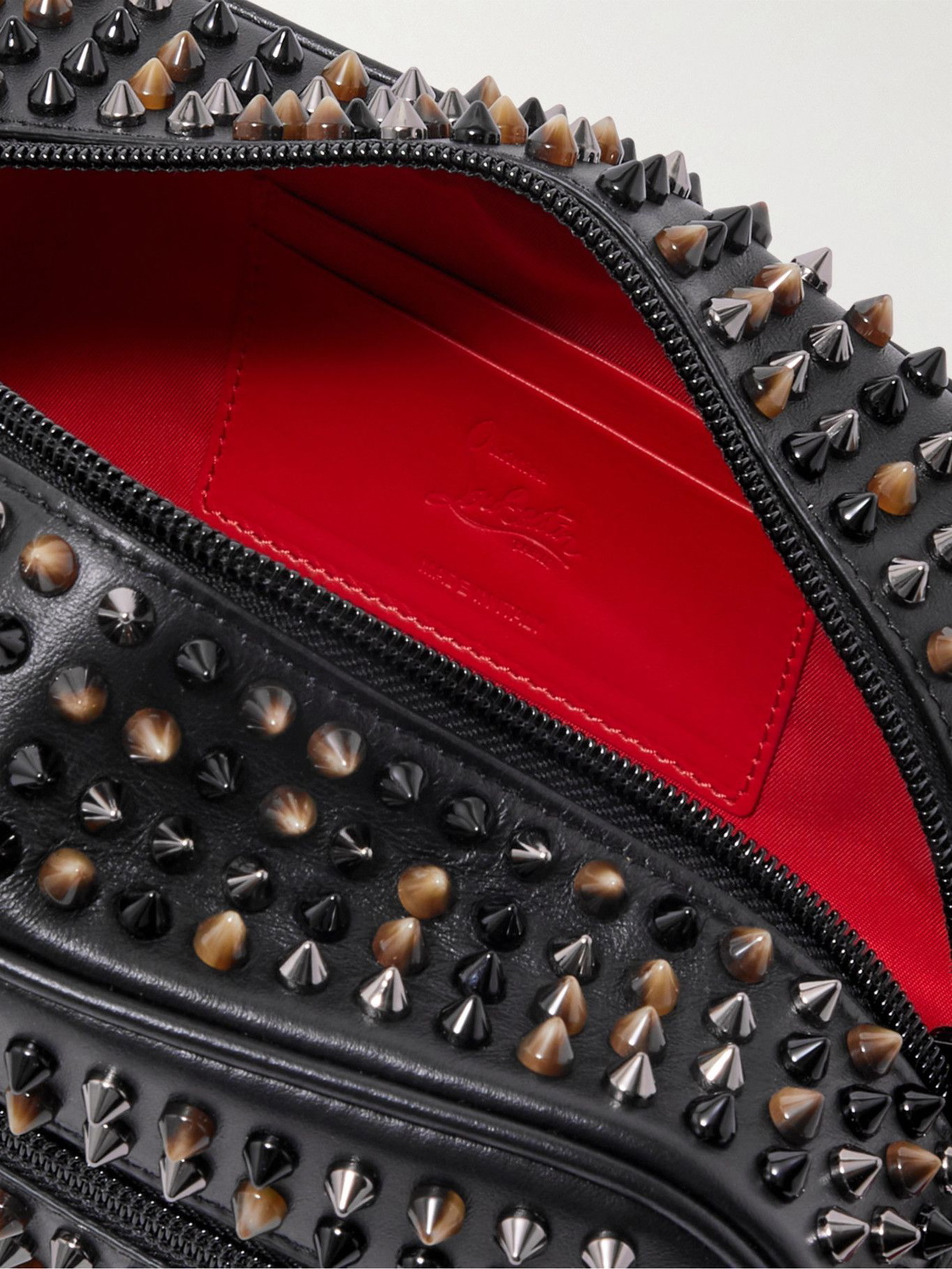Christian Louboutin - Spiked Leather Messenger Bag Christian Louboutin