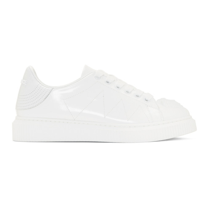 Versace White Medusa Platform Sneakers Versace
