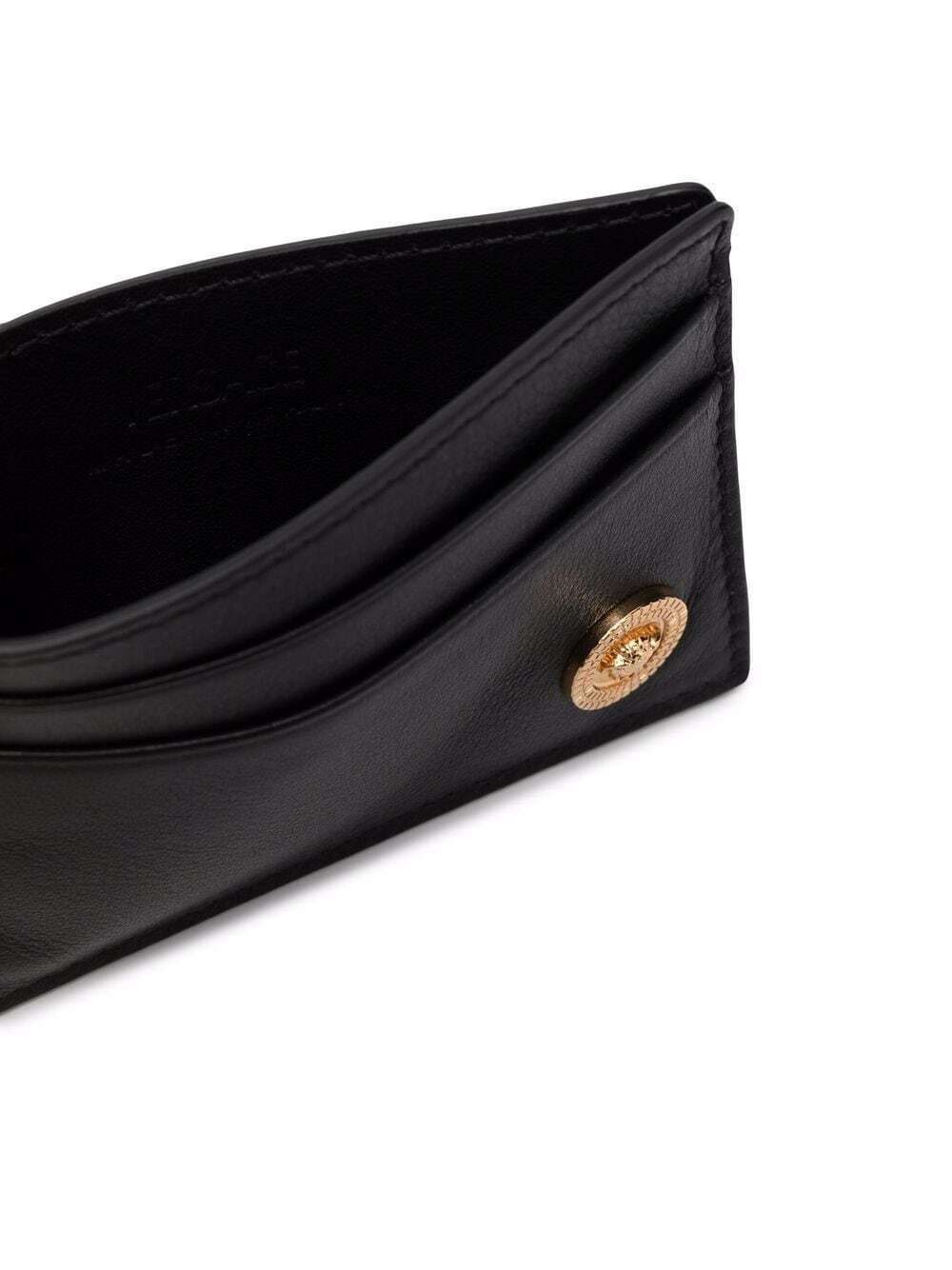 VERSACE - La Medusa Leather Credit Card Case Versace