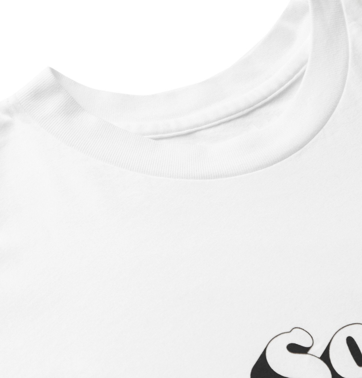 Sorry In Advance - Logo-Print Cotton-Jersey T-Shirt - White Sorry In ...