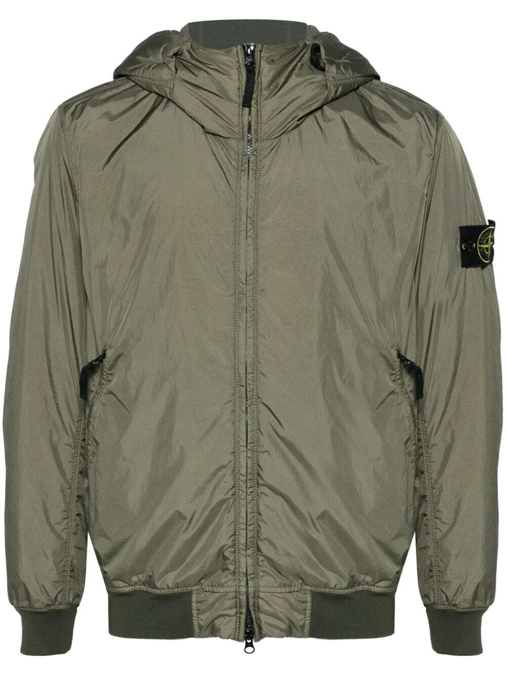 STONE ISLAND - Nylon Zipped Jacket Stone Island
