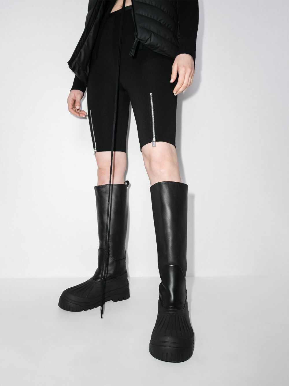 Axel Arigato Black Cryo Knee-High Leather Boots Axel Arigato