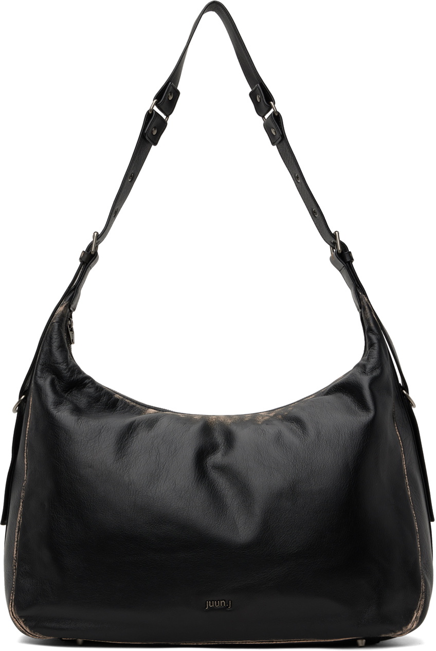 Juun.J Black Leather Tote Juun.J