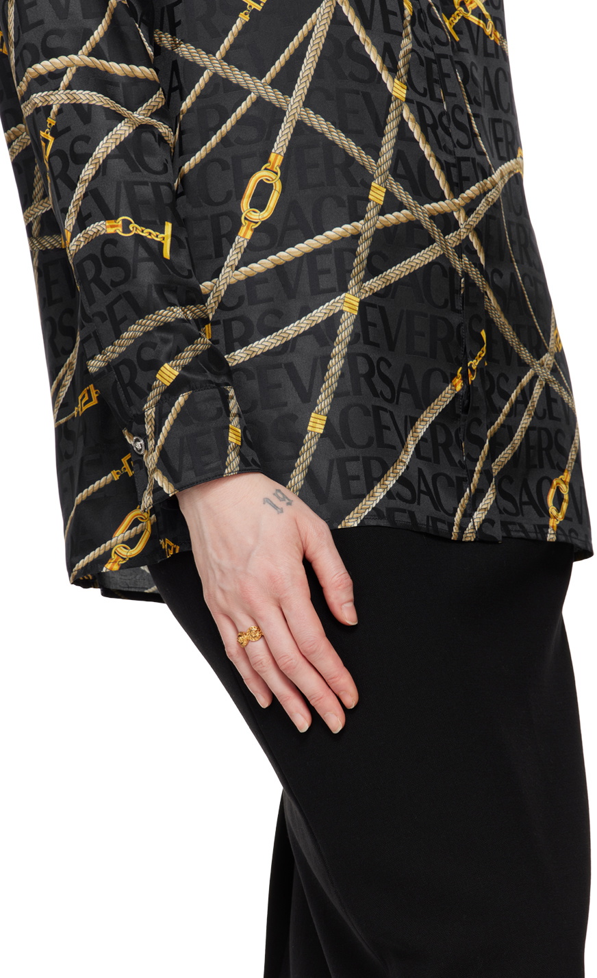 Versace Gold Tribute Medusa Ring Versace