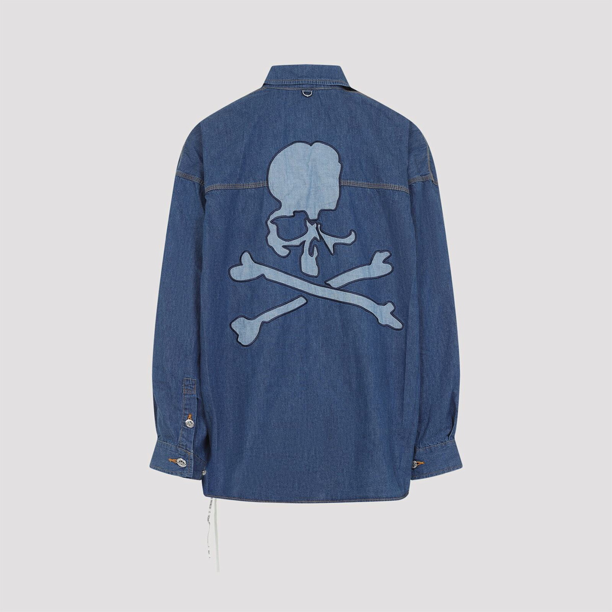 MASTERMIND WORLD Big Long Sleeves Denim Shirt MASTERMIND WORLD