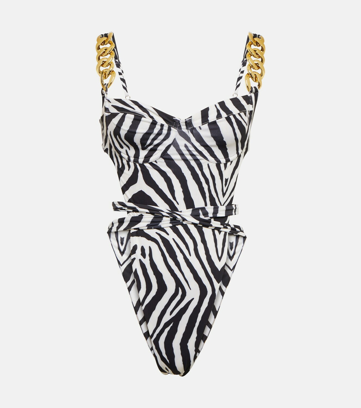 Same Gold Chain One Piece swimsuit Same