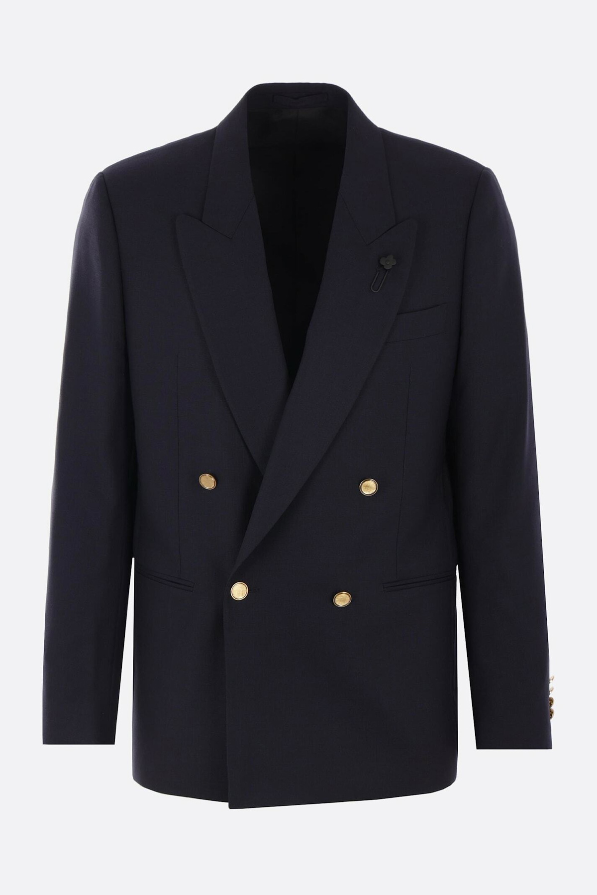 Lardini Attitude Double-breasted Jacket In Wool Lardini