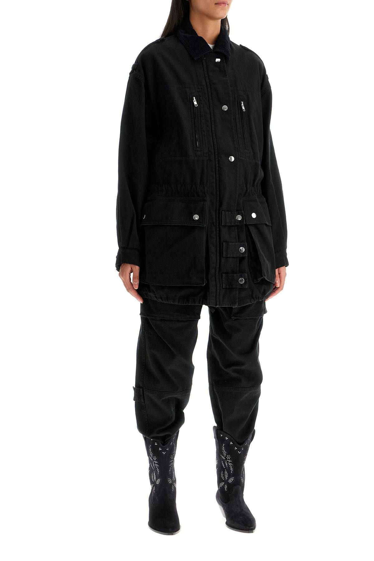 ISABEL MARANT ETOILE 's denim jacket Black Isabel Marant Etoile