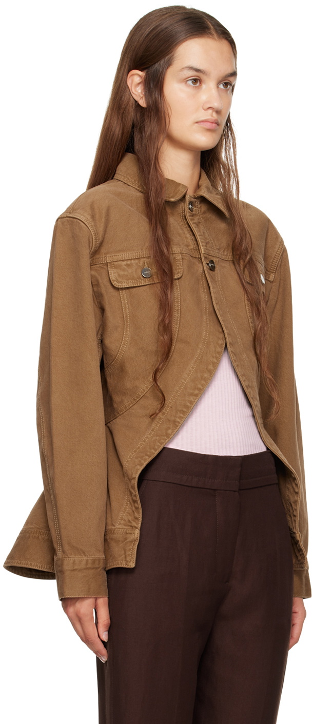 Jacquemus Tan Le Chouchou 'La Veste de Nîmes Caraco' Jacket Jacquemus