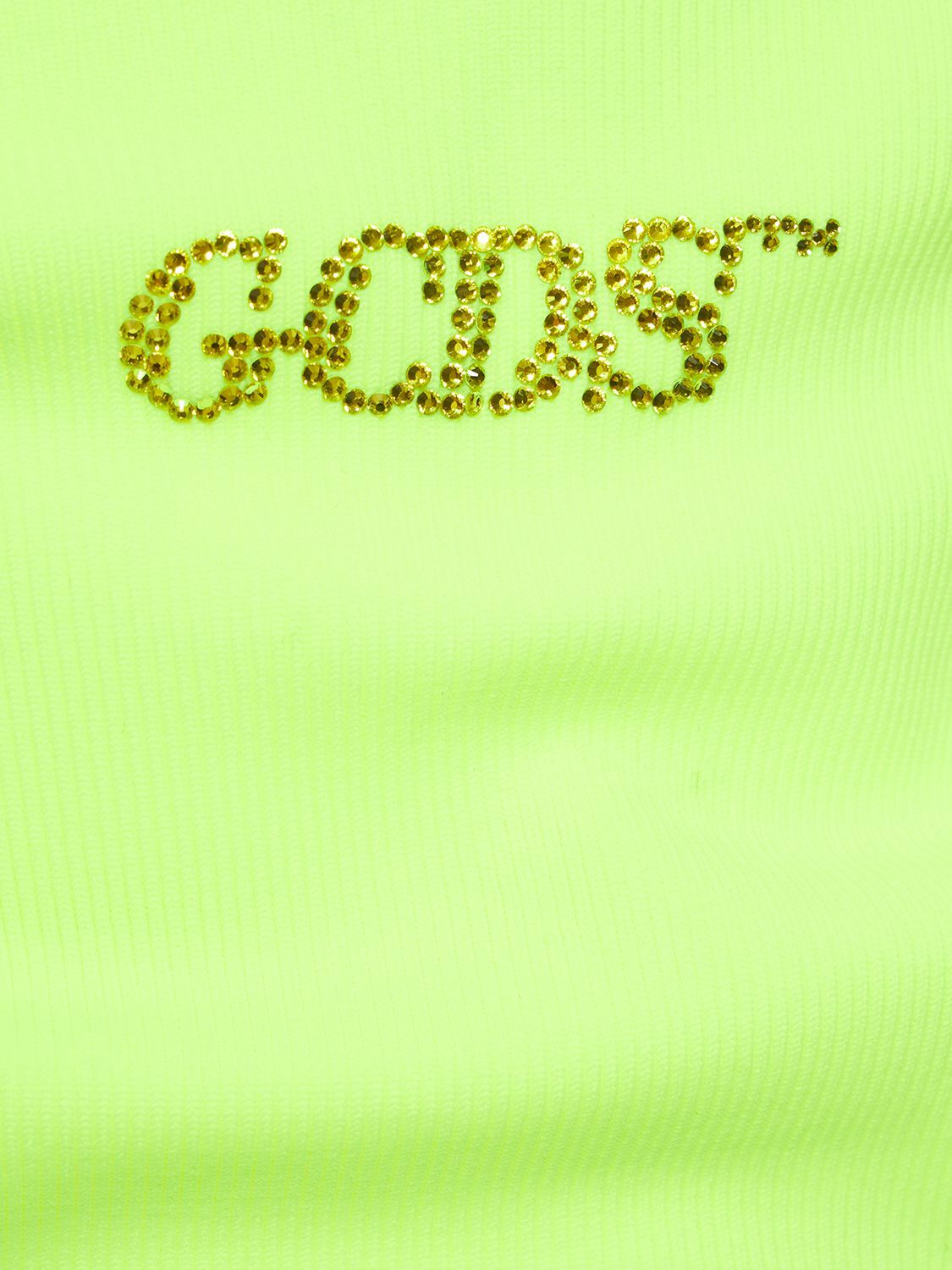 GCDS - Gcds Bling Ribbed Knit Top GCDS