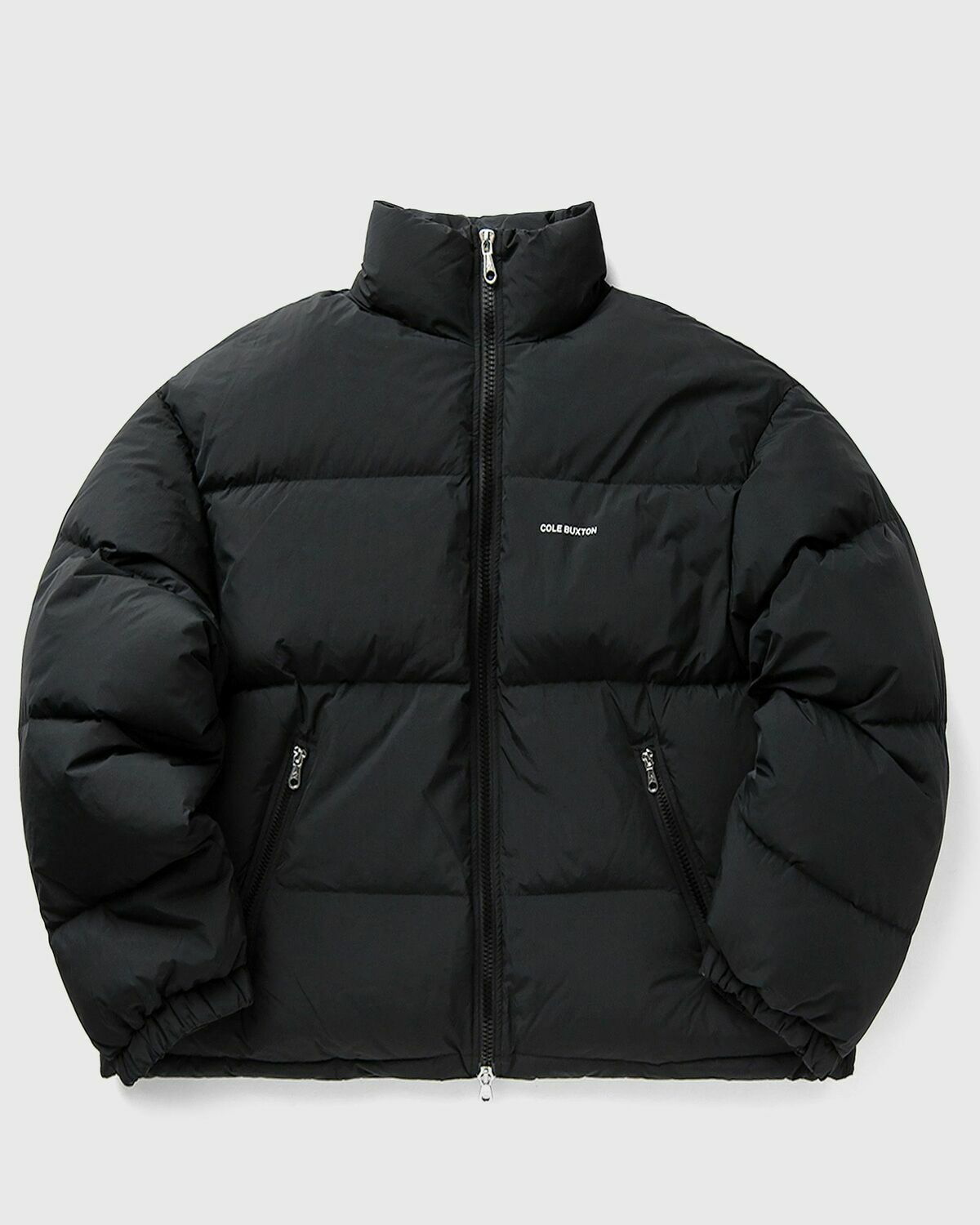 Cole Buxton Cropped Logo Puffer Black Mens Down & Puffer Jacket Cole Buxton