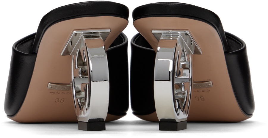 Gucci Black Interlocking G Heels Gucci