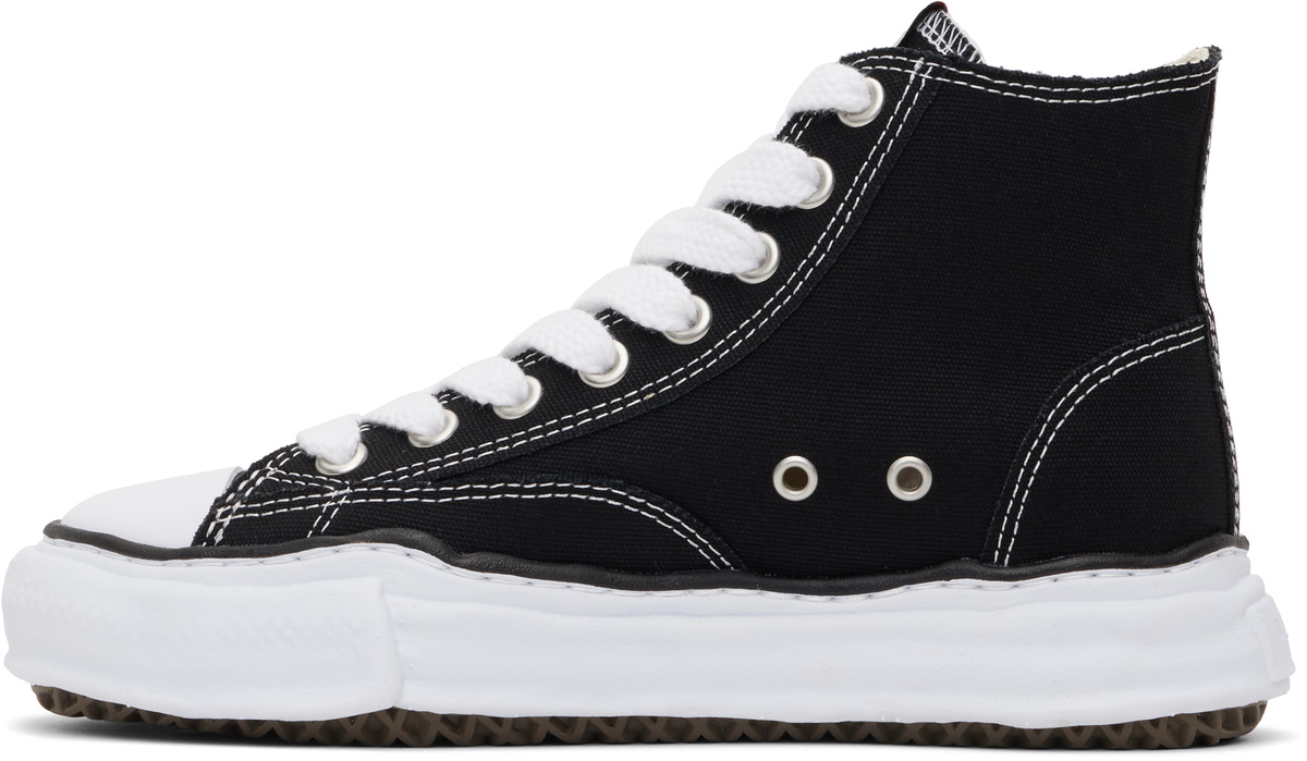Maison MIHARA YASUHIRO Black Peterson OG Sole Canvas High-Top Sneakers ...