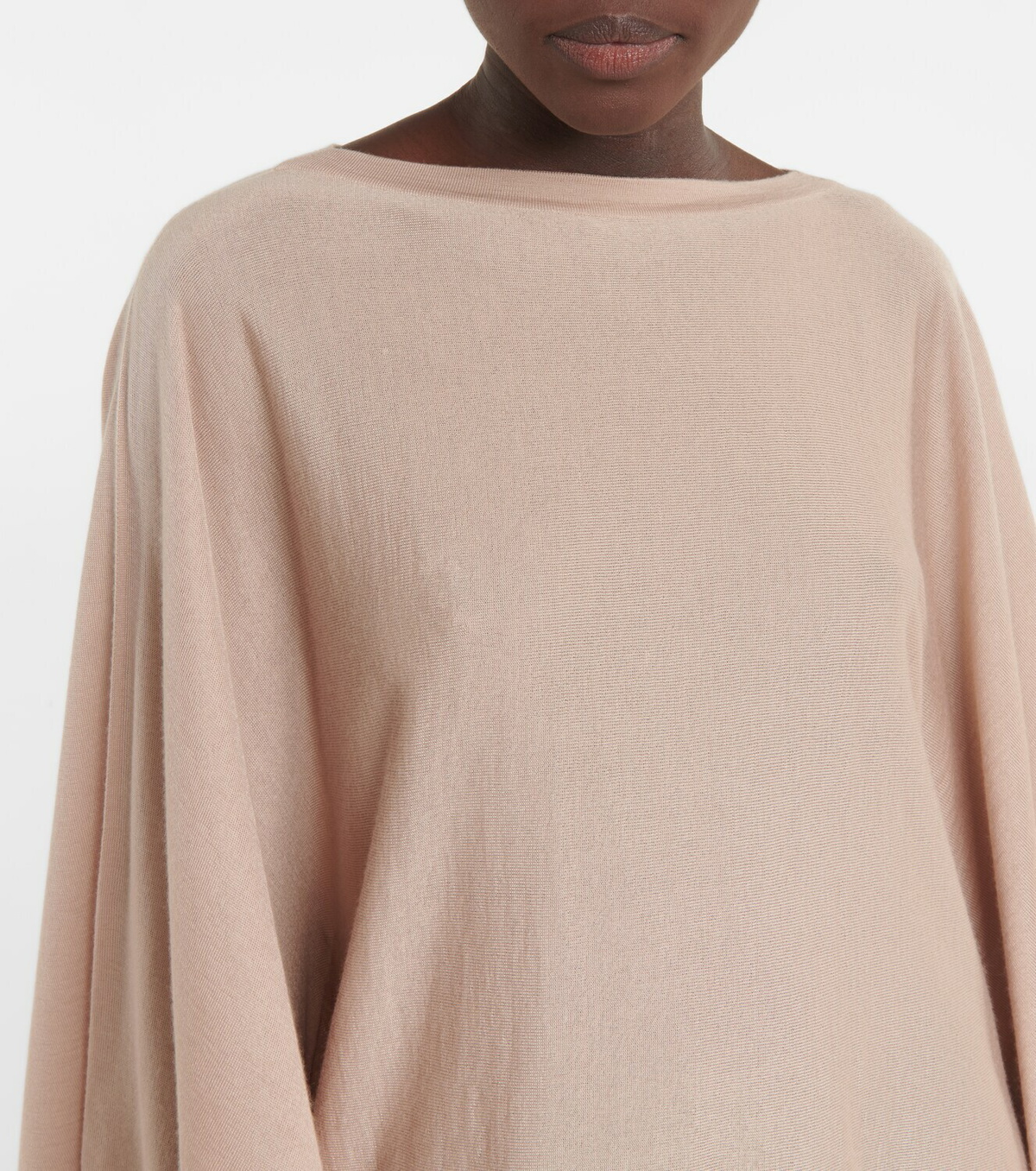 Alaïa Cashmere and silk poncho ALAÏA