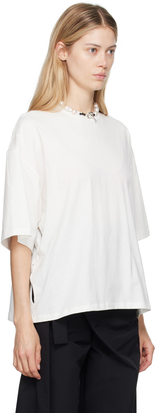 Baserange Off-White Pin T-Shirt Baserange