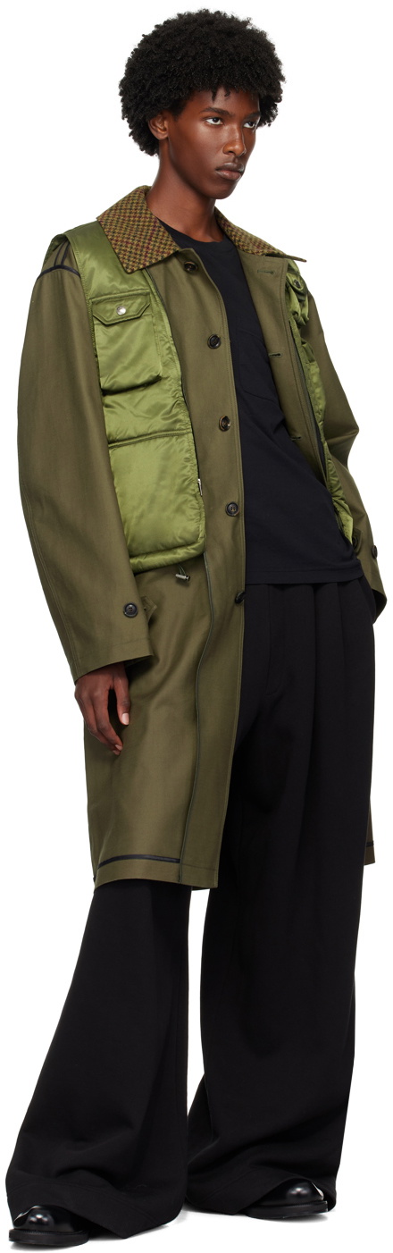 Andersson Bell Khaki Layered Inside-Out Coat Andersson Bell