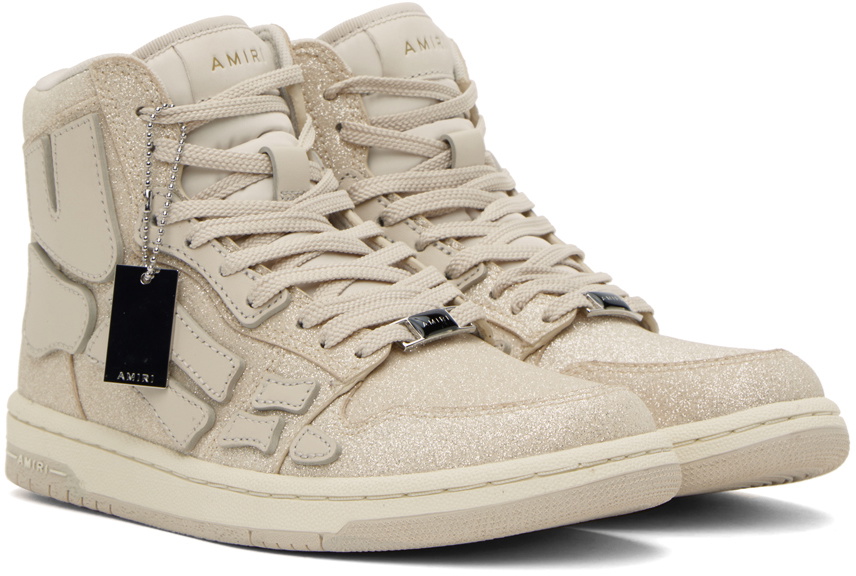 AMIRI Beige Skel Top Sneakers Amiri