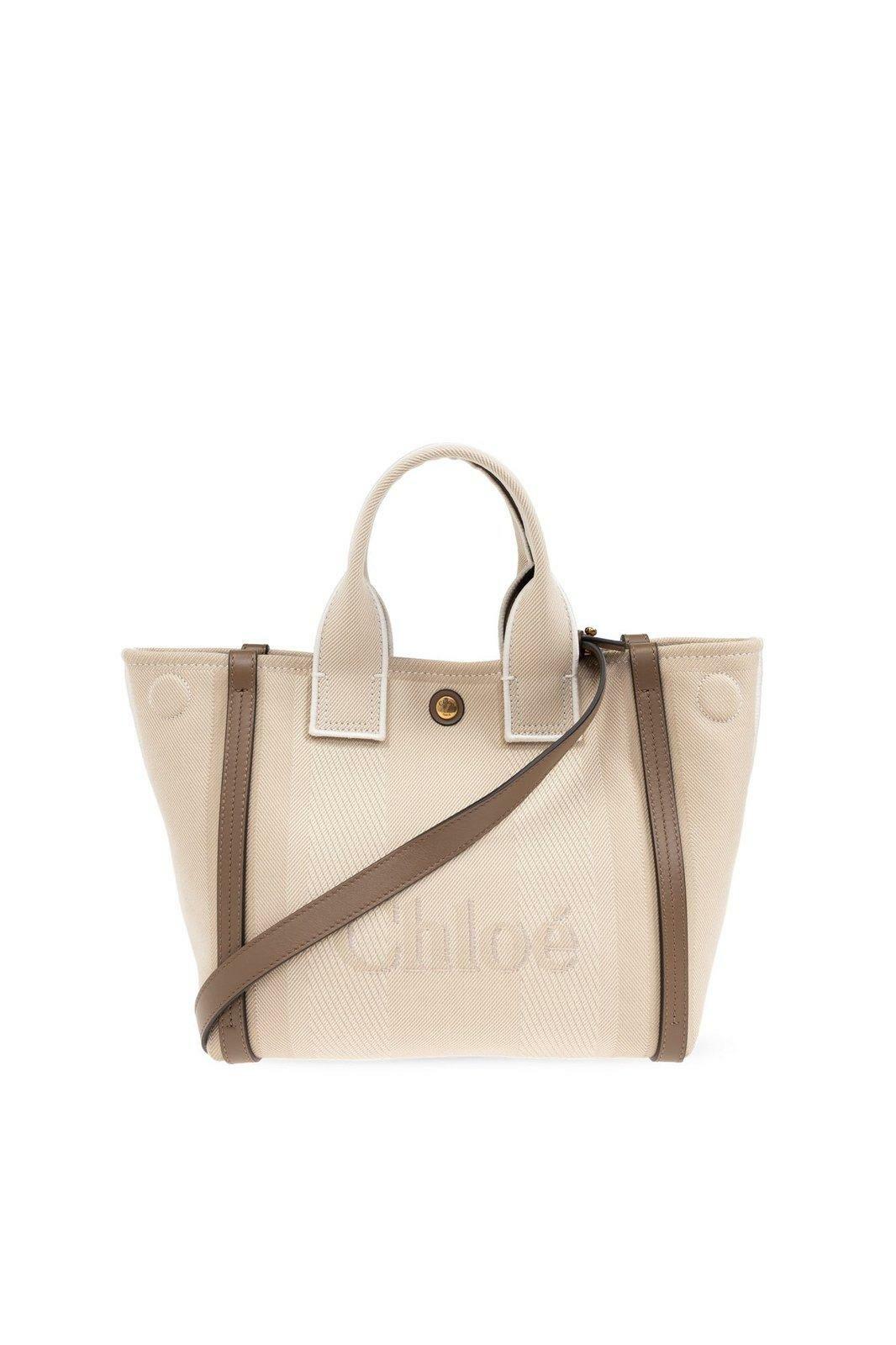 Chloé Carry Logo Detailed Small Tote Bag Chloe