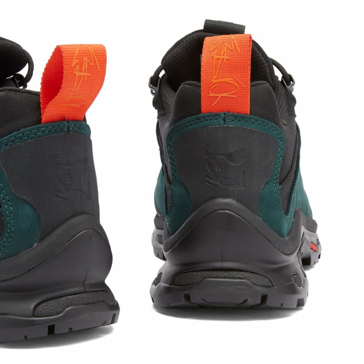 Salomon x GR10K Quest Low 2 in Black/Ponderosa Pine/Flame Scarlet Salomon