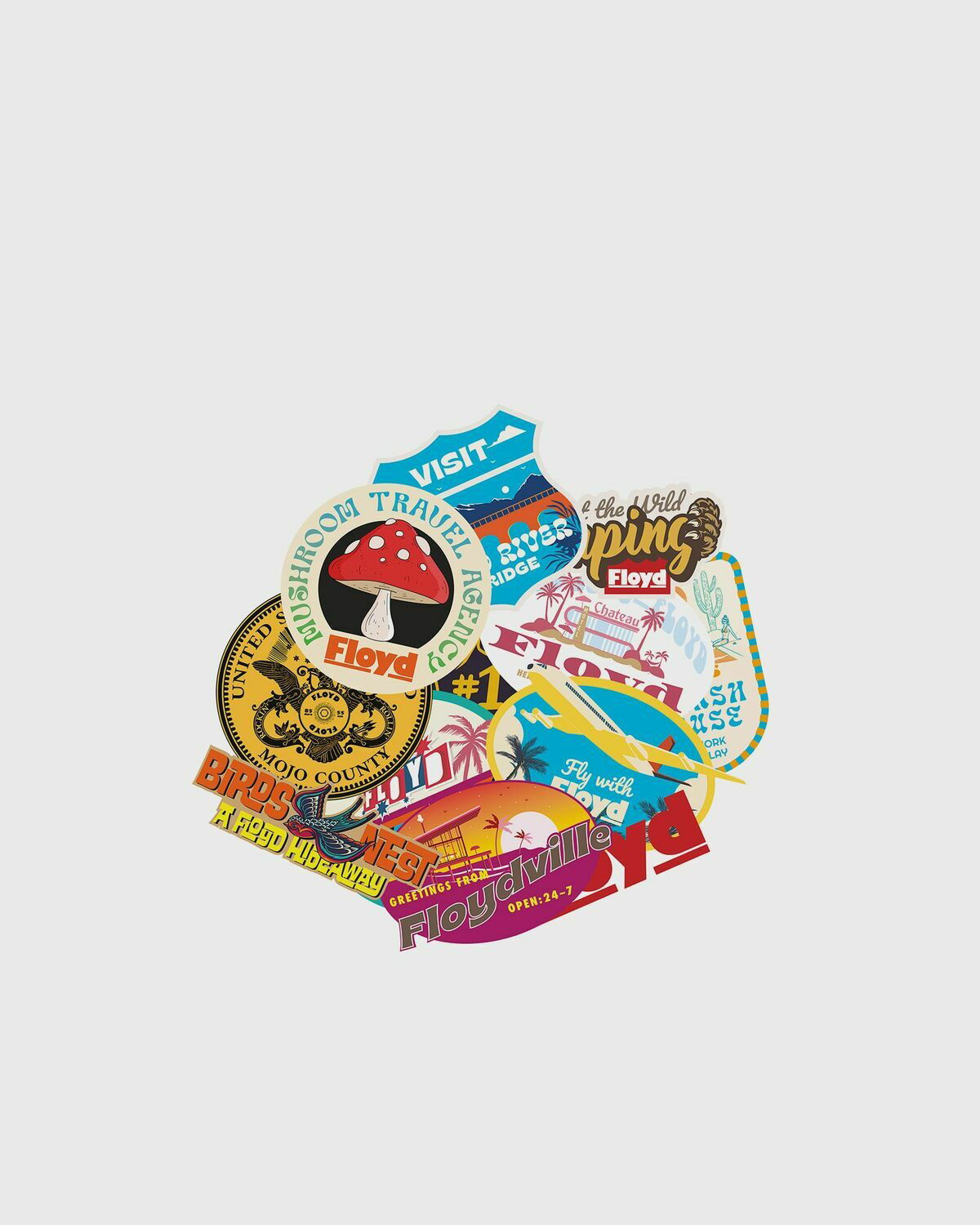 Floyd Floyd Sticker Set Multi Cool Stuff Floyd