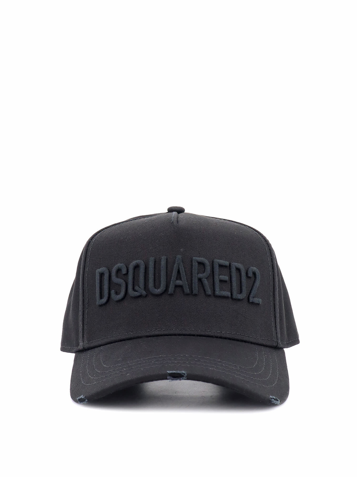 Dsquared2 Black Cotton Baseball Cap Dsquared2