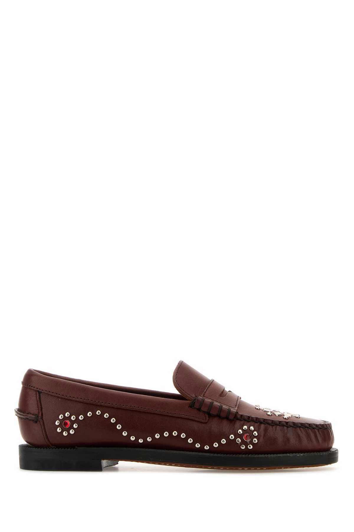 Sebago Burgundy Leather Dandette Loafers Sebago