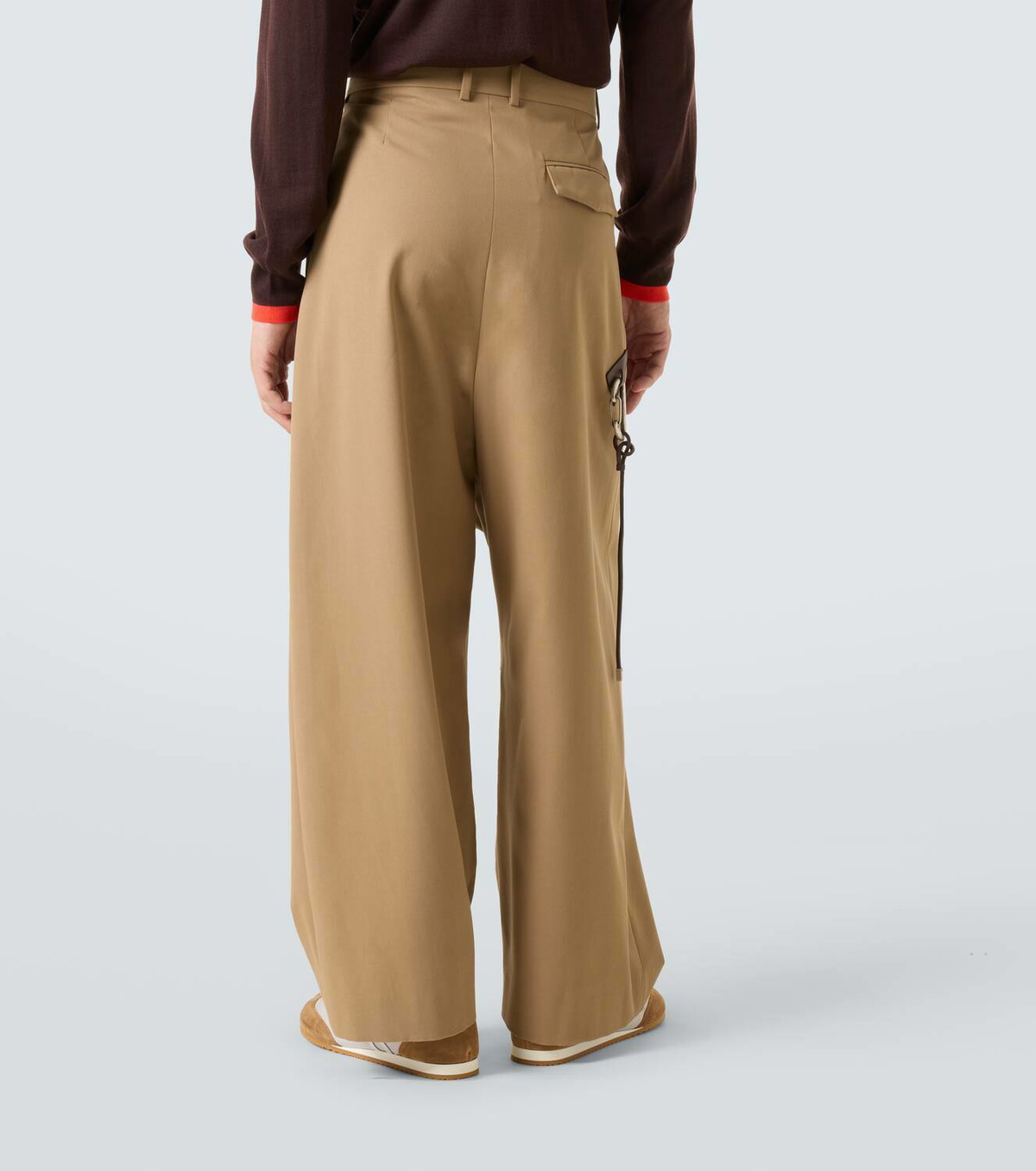 Loewe Cotton twill wide-leg pants Loewe