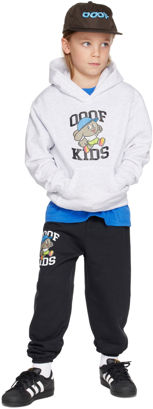 OOOF SSENSE Exclusive Kids Black Relaxed-Fit Lounge Pants OOOF