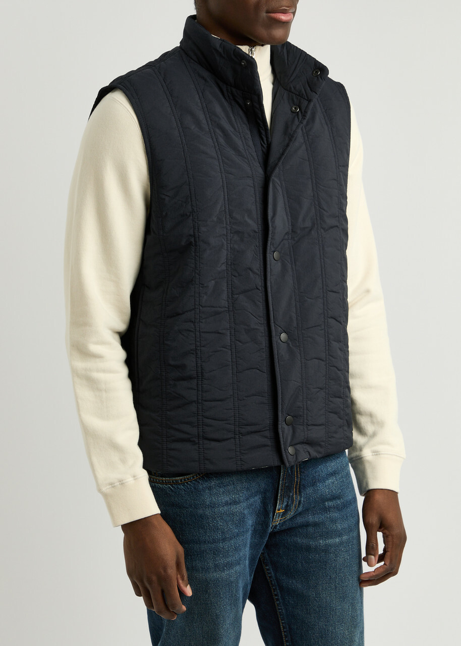 Rag & Bone Maxwell Shell Gilet Navy Rag and Bone