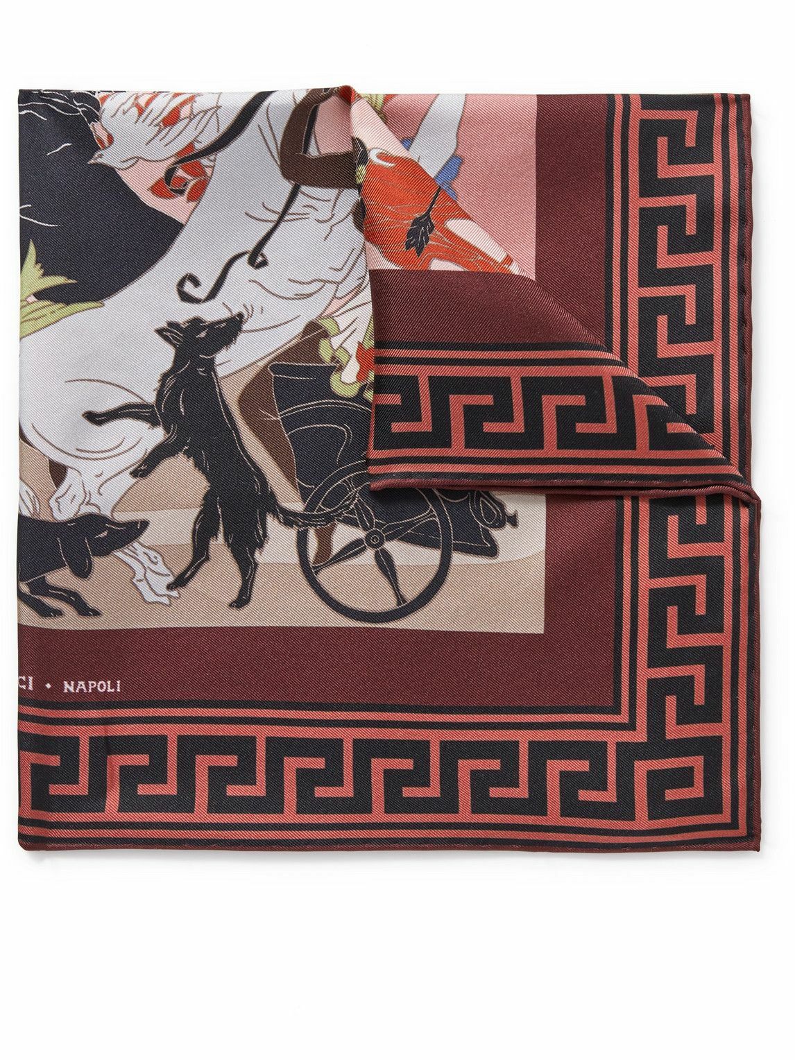 Rubinacci - Printed Silk-Twill Pocket Square Rubinacci