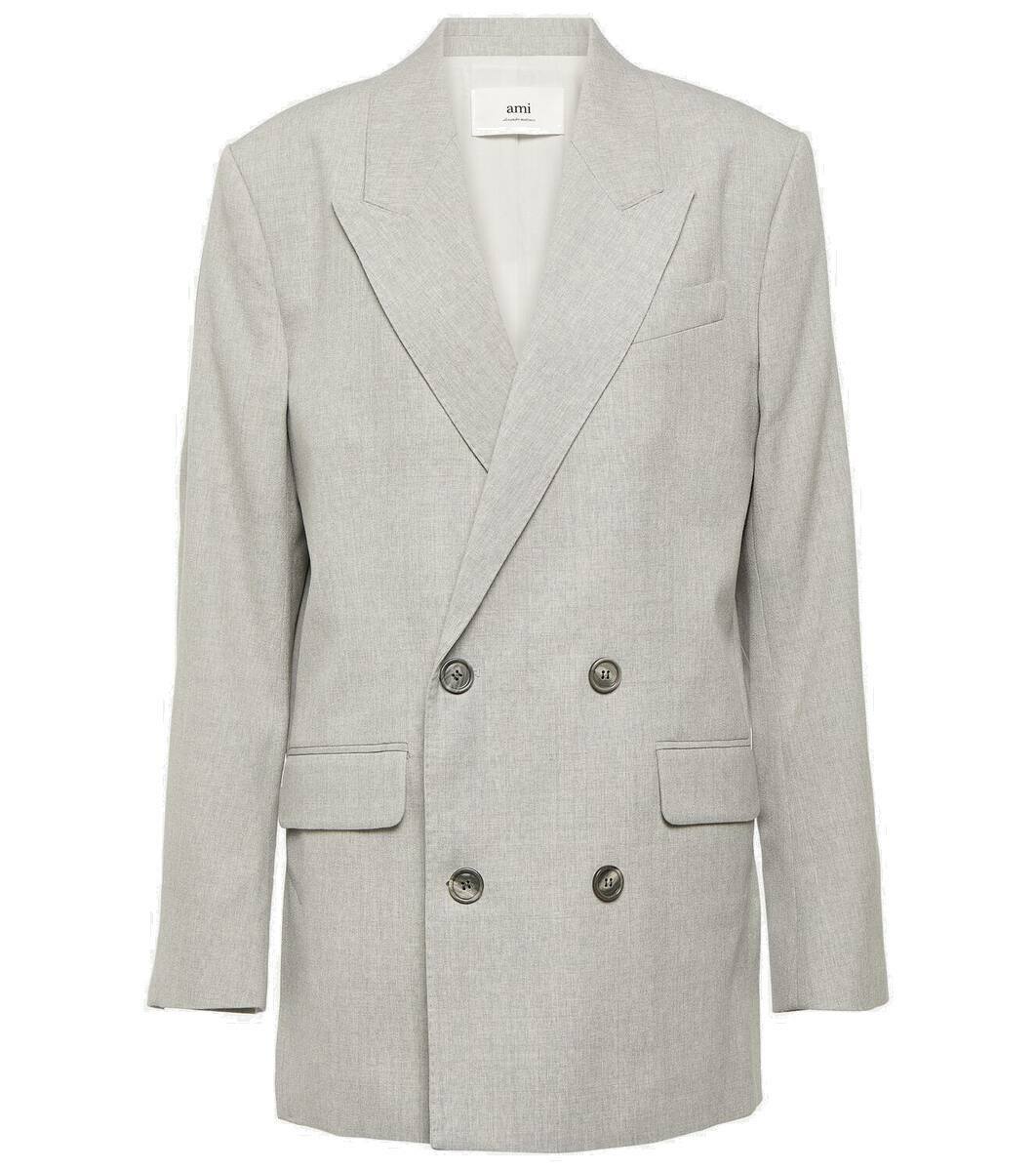 Ami Paris Double-breasted wool blazer AMI