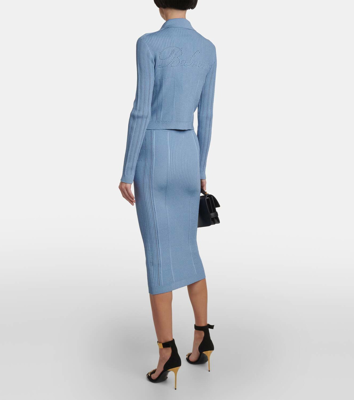Balmain Knitted pencil skirt Balmain