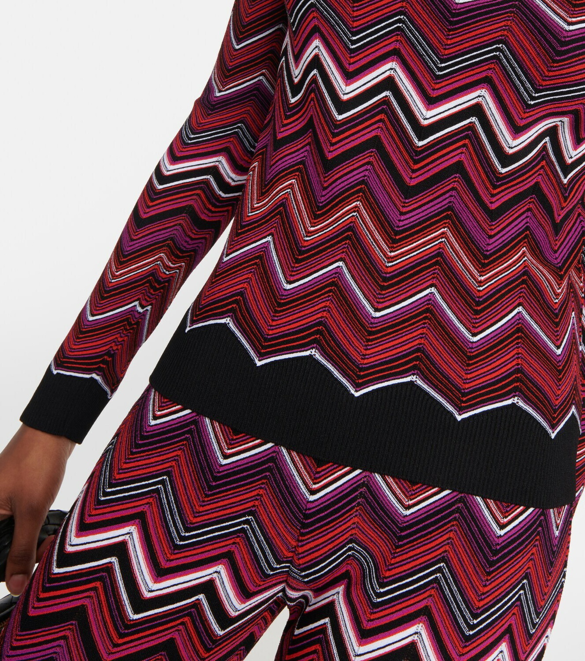 Missoni Zig-zag knit turtleneck sweater Missoni