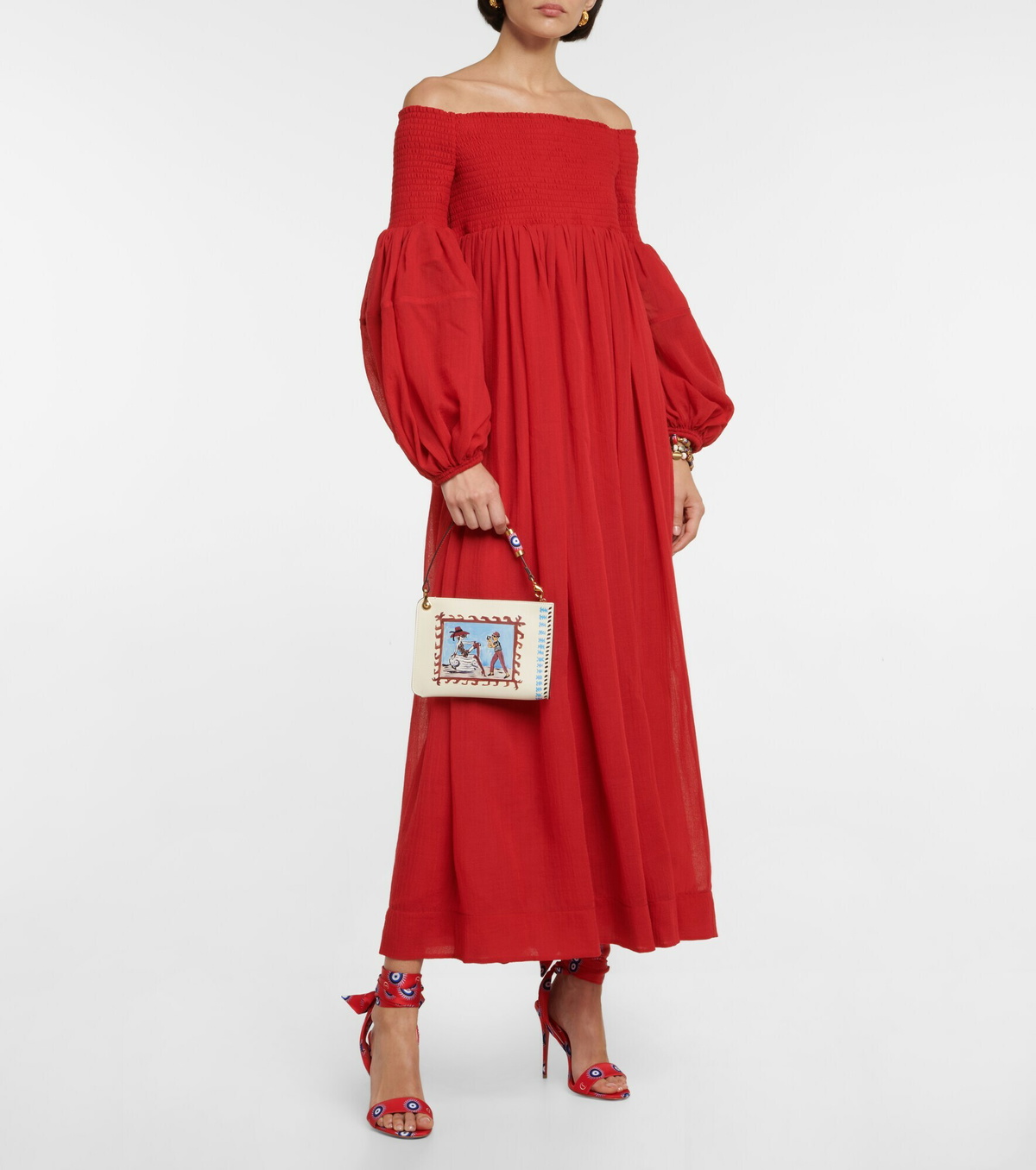 Christian Louboutin - Sandale Du Désert 100 satin sandals Christian ...