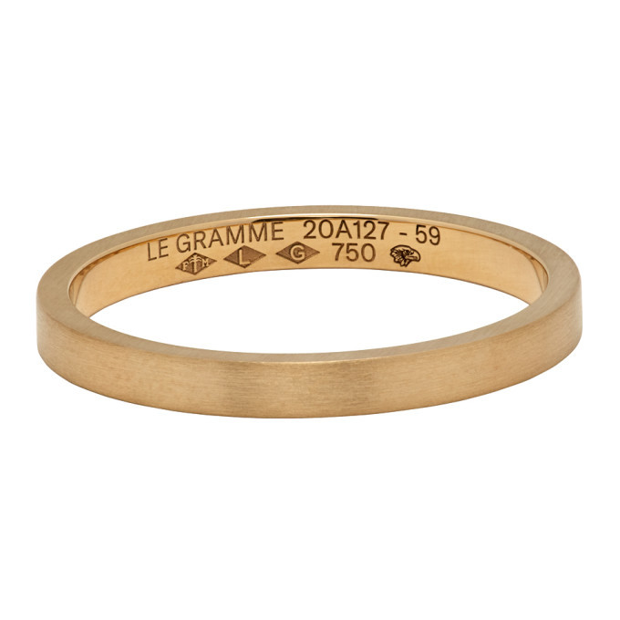 Le Gramme Gold Le 3 Grammes Ribbon Ring Le Gramme