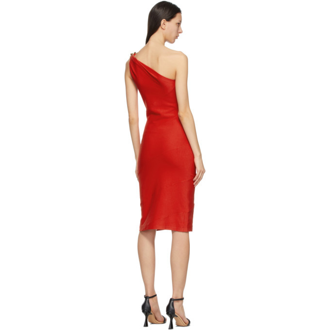 Givenchy Red Spiral Chain Dress Givenchy