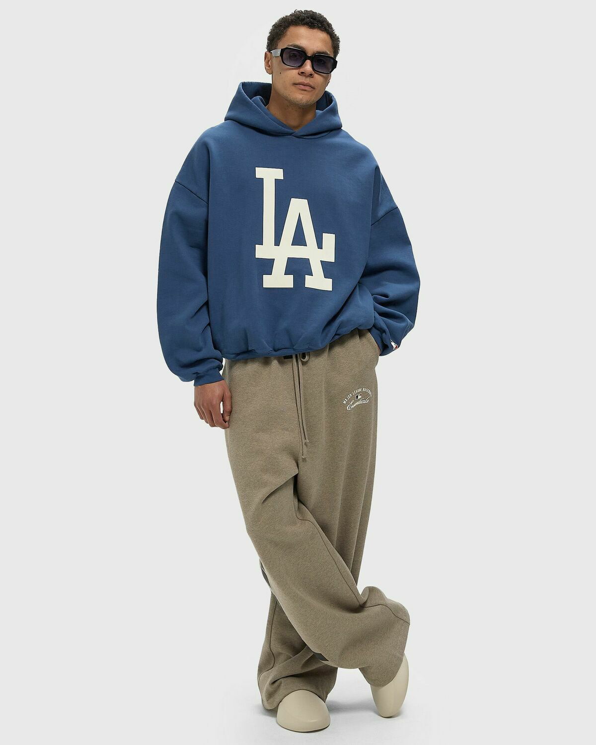 Fear of God Essentials DODGERS SPORT HOODIE Blue Mens Hoody Fear Of God ...