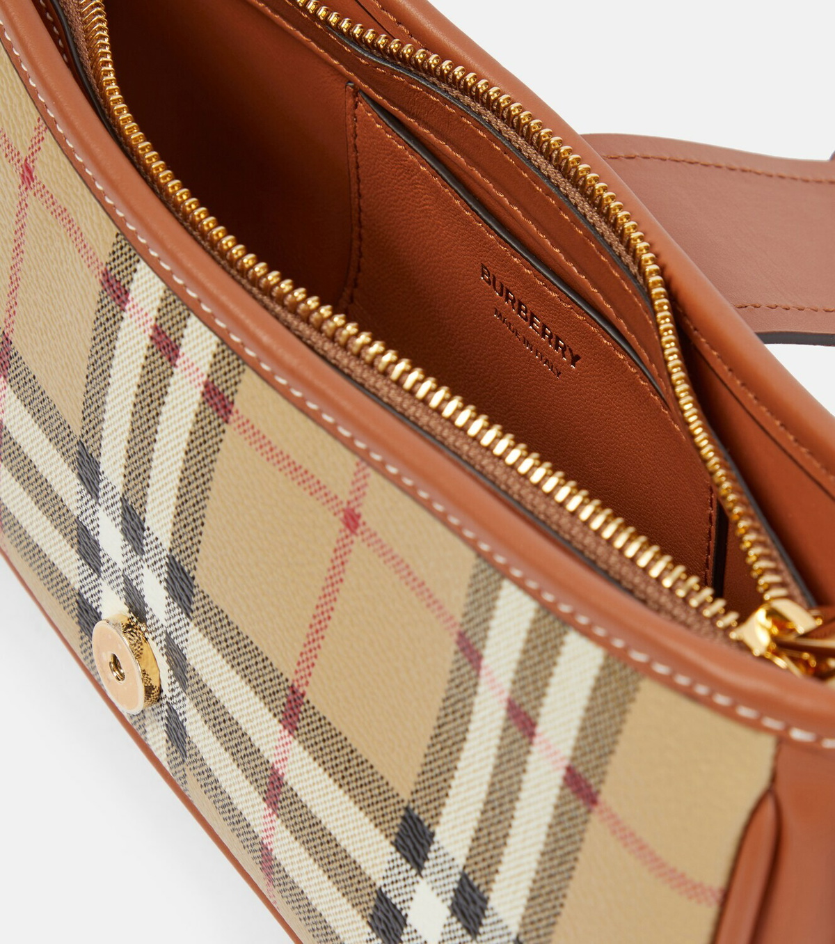 Burberry Burberry Check canvas shoulder bag Burberry