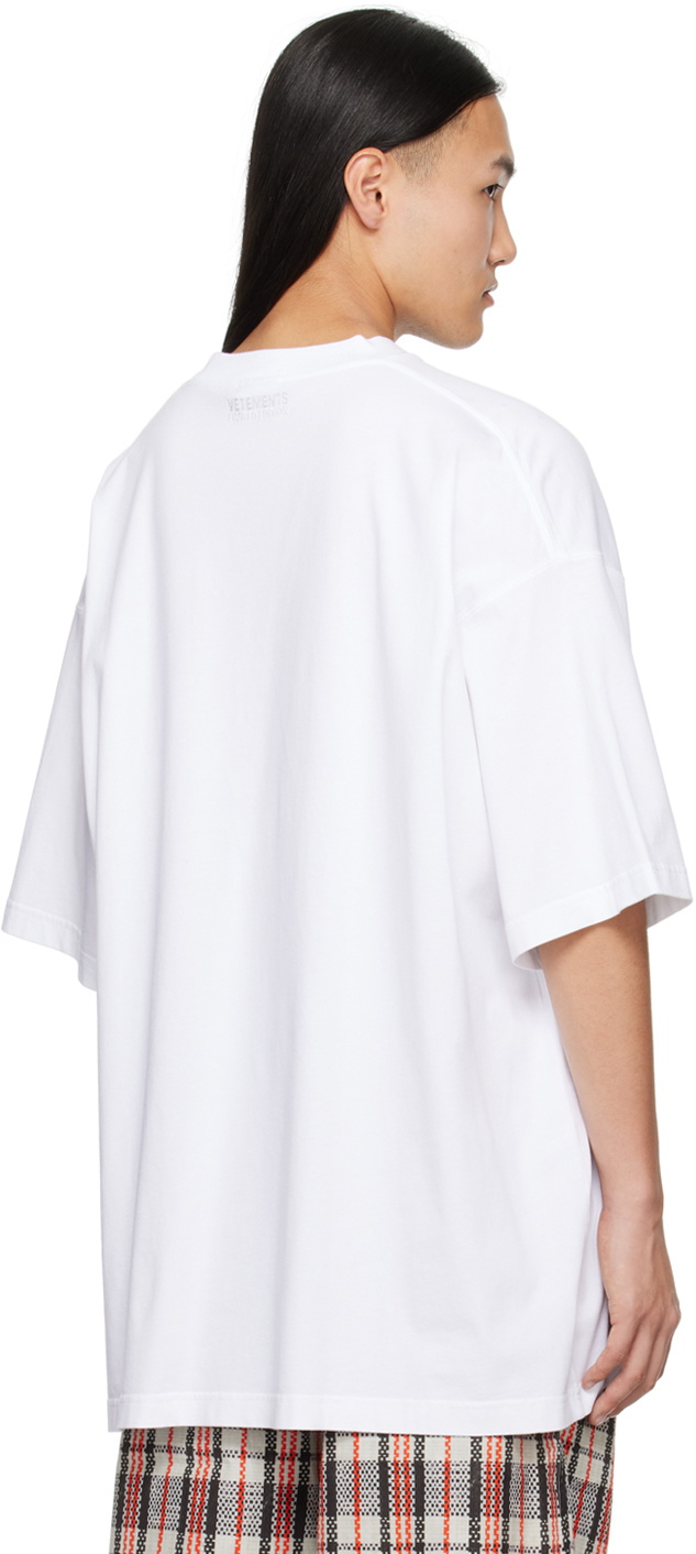 VETEMENTS White 'Limited Edition' T-Shirt Vetements