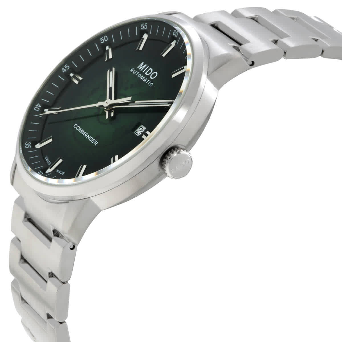 Mido Commander Gradient Automatic Green Dial Mens Watch M021.407.11.411 ...