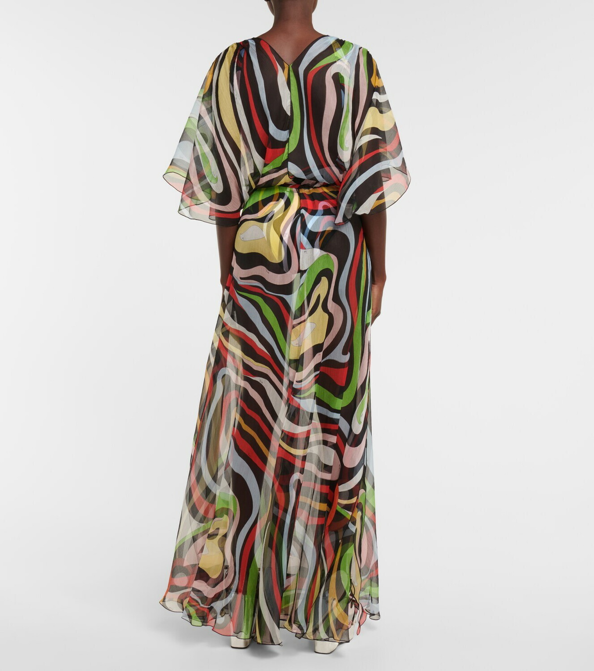 Pucci - Printed silk beach cover-up Emilio Pucci