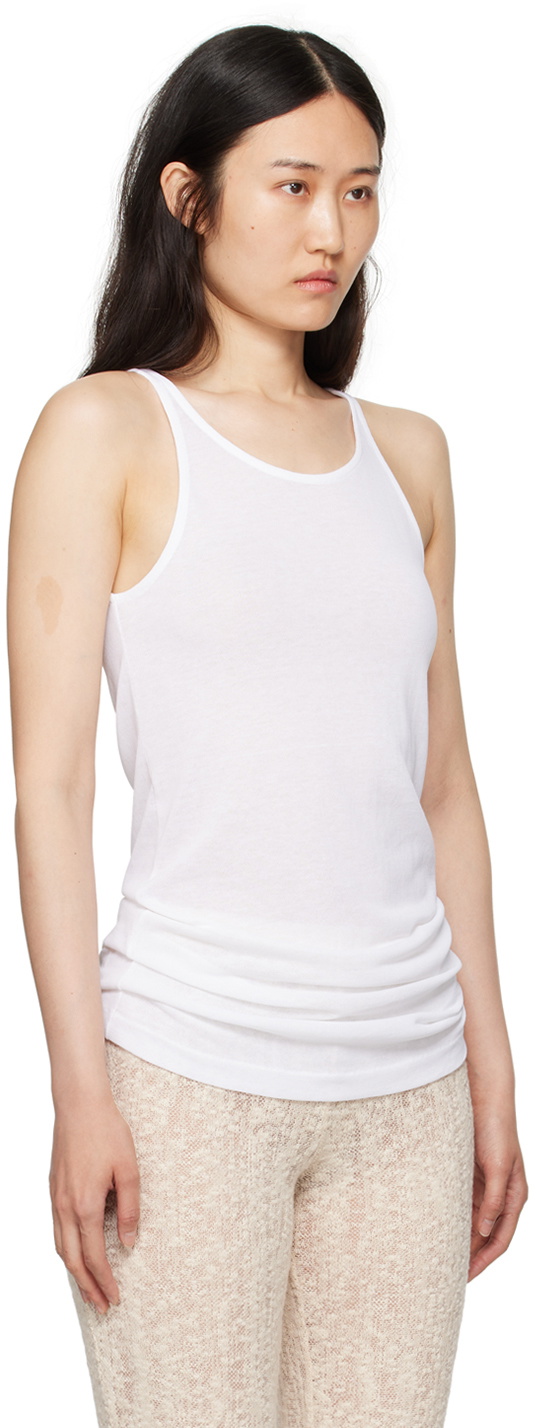 BITE White Transparent Tank Top BITE