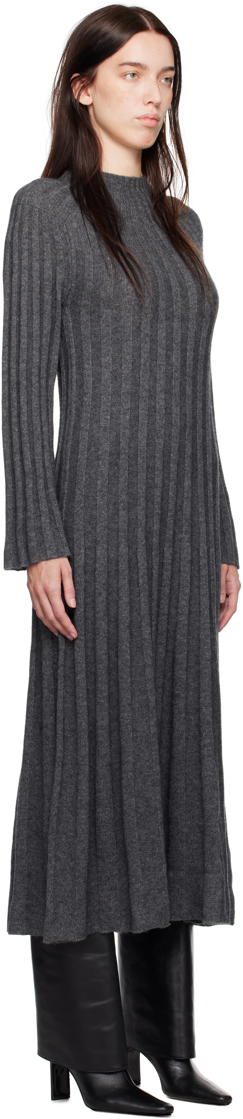 Loulou Studio Gray Irma Maxi Dress Loulou Studio