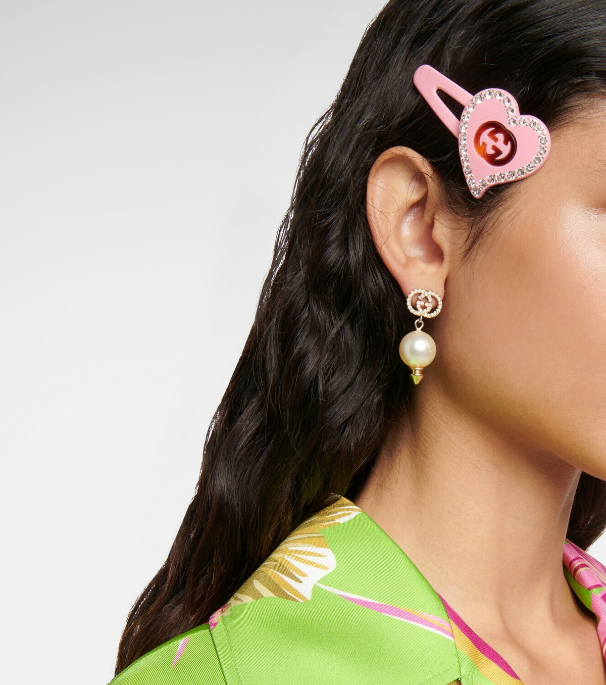 Gucci Crystal-embellished hair clip Gucci