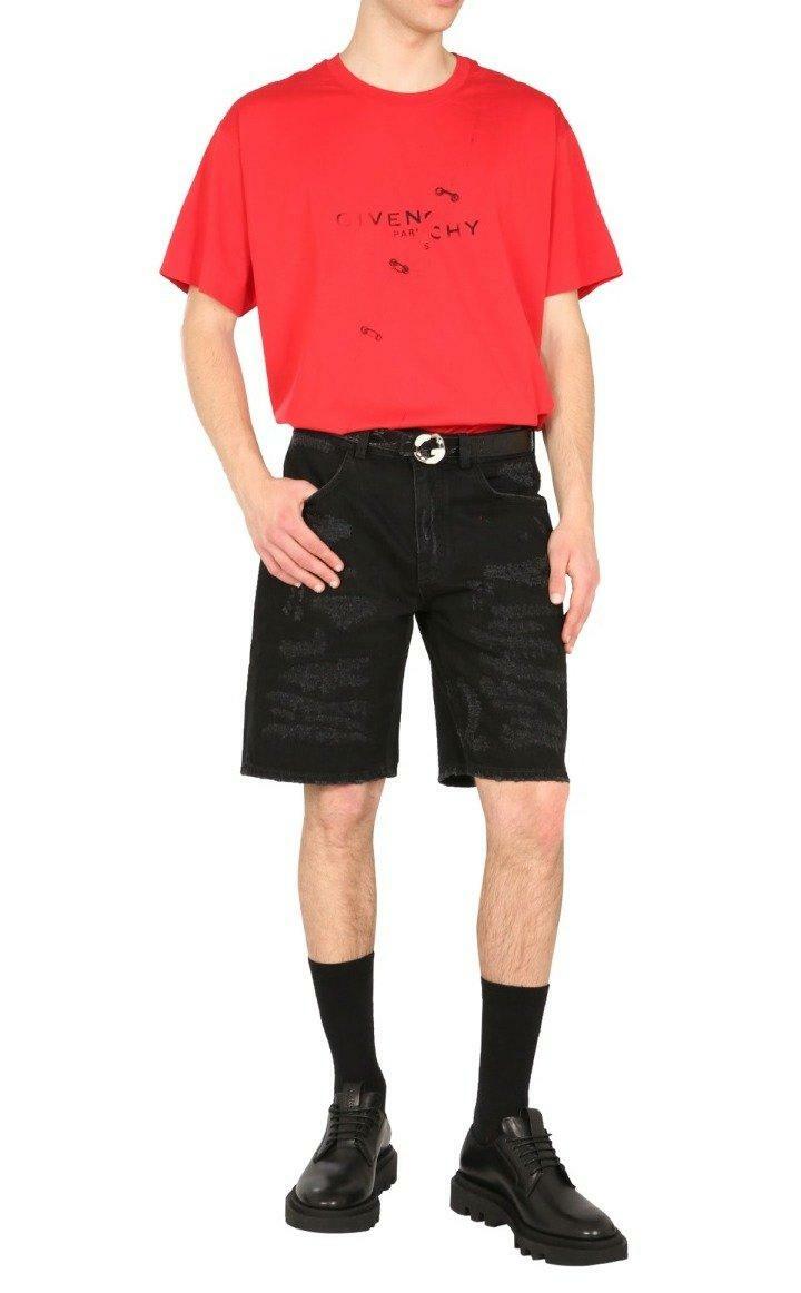 Givenchy Distressed Denim Shorts Givenchy