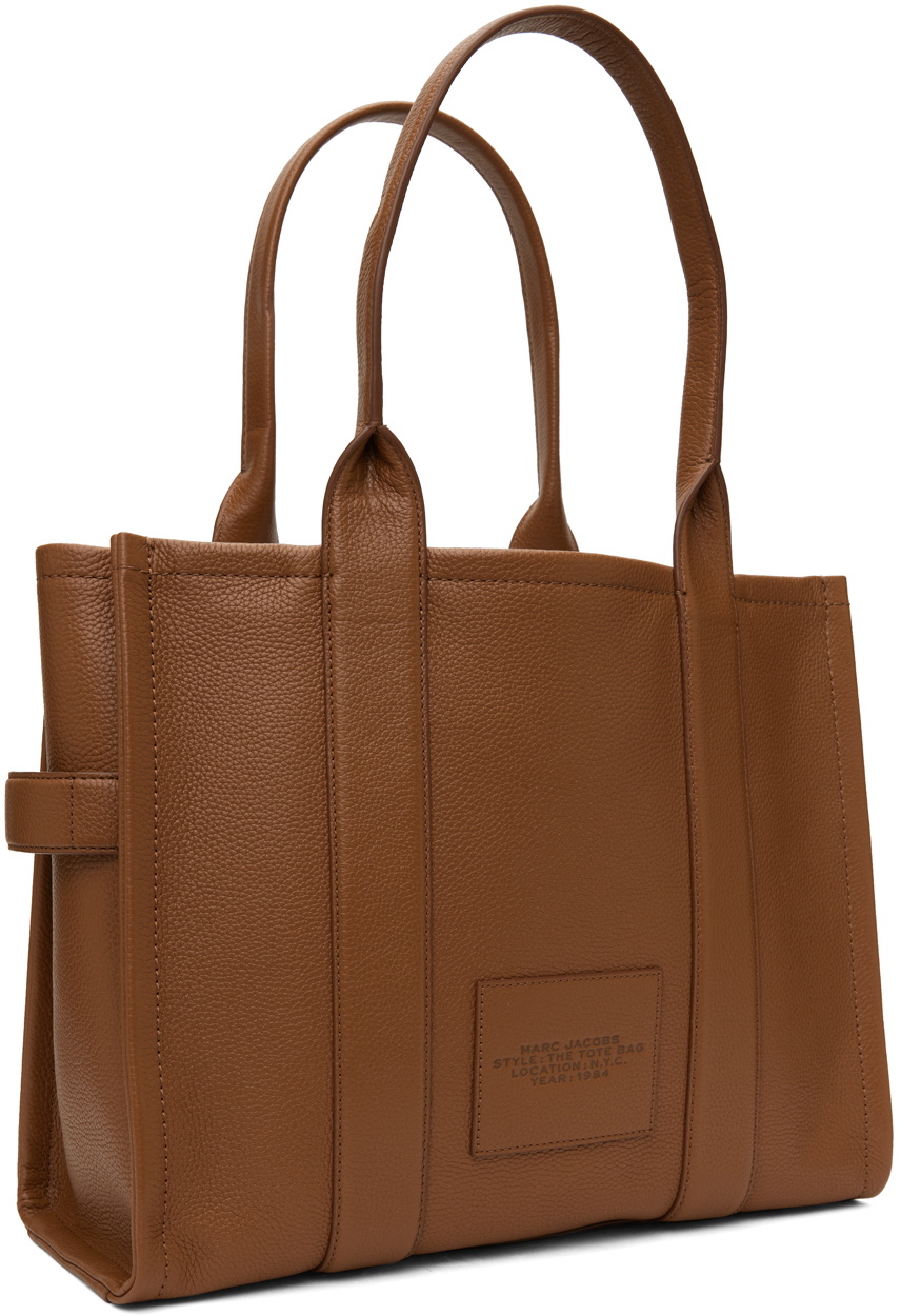 Marc Jacobs Brown 'The Leather Large' Tote Marc Jacobs