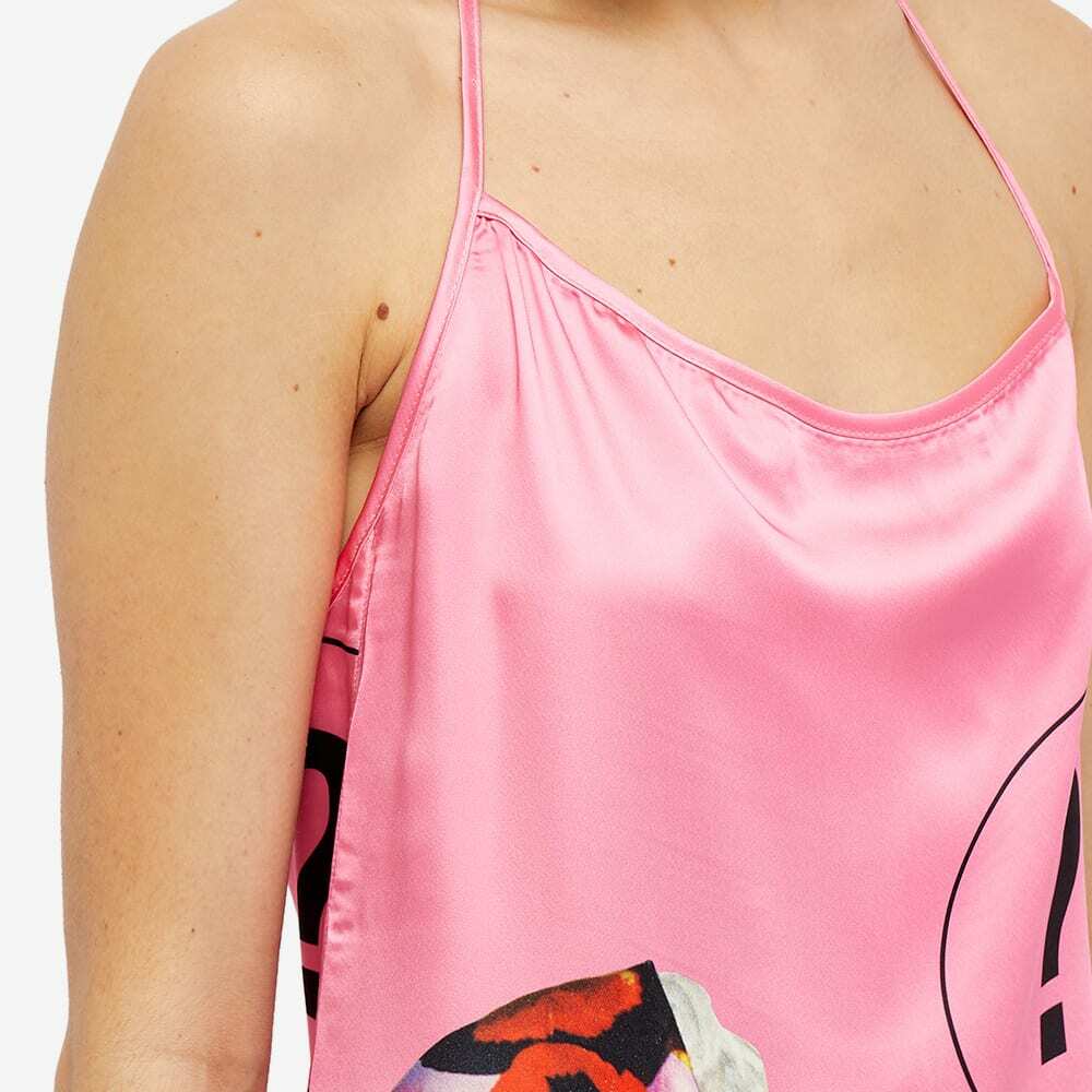 Fiorucci Women's Gum Logo Slip Dress in Pink Fiorucci