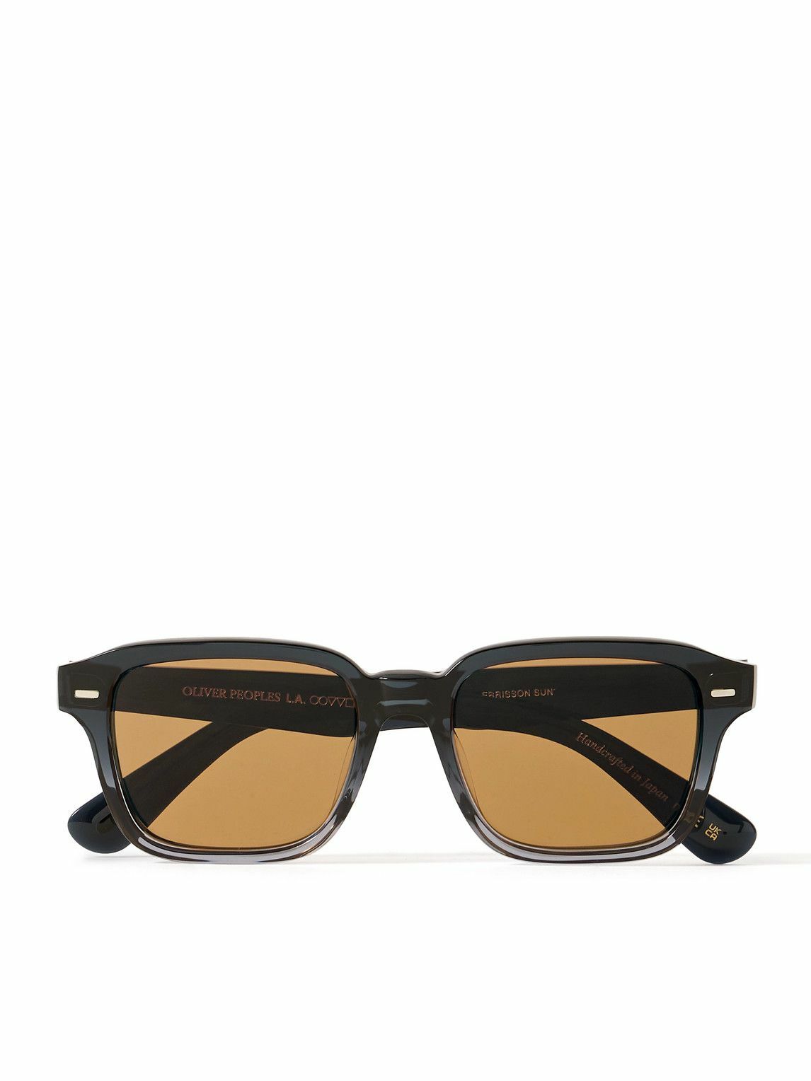 Oliver Peoples - Errisson Square-Frame Two-Tone Acetate Sunglasses ...