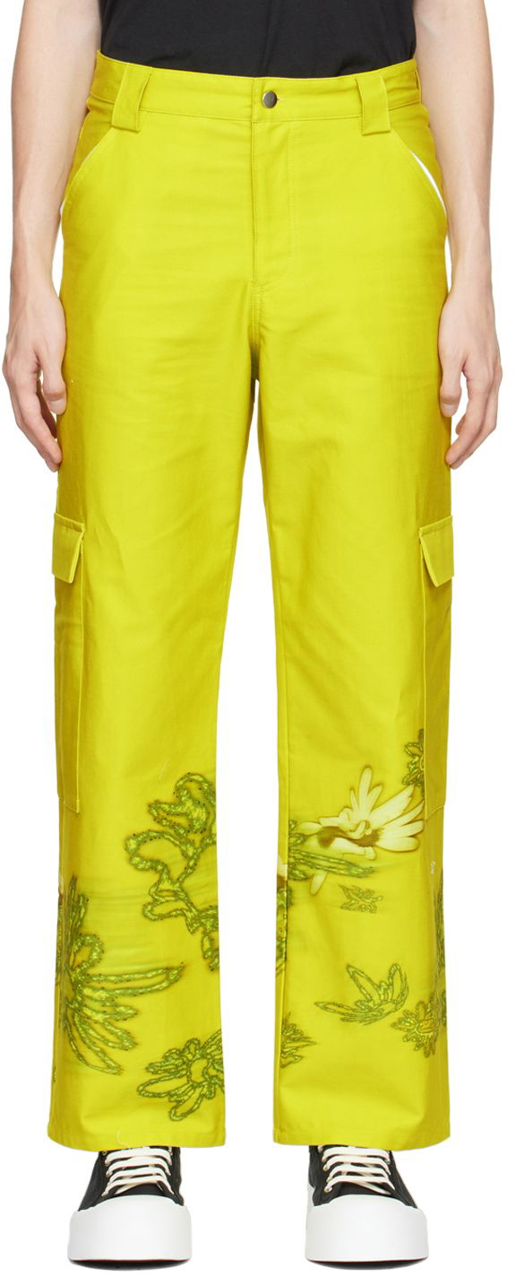 Collina Strada Green Chason Cargo Pants Collina Strada